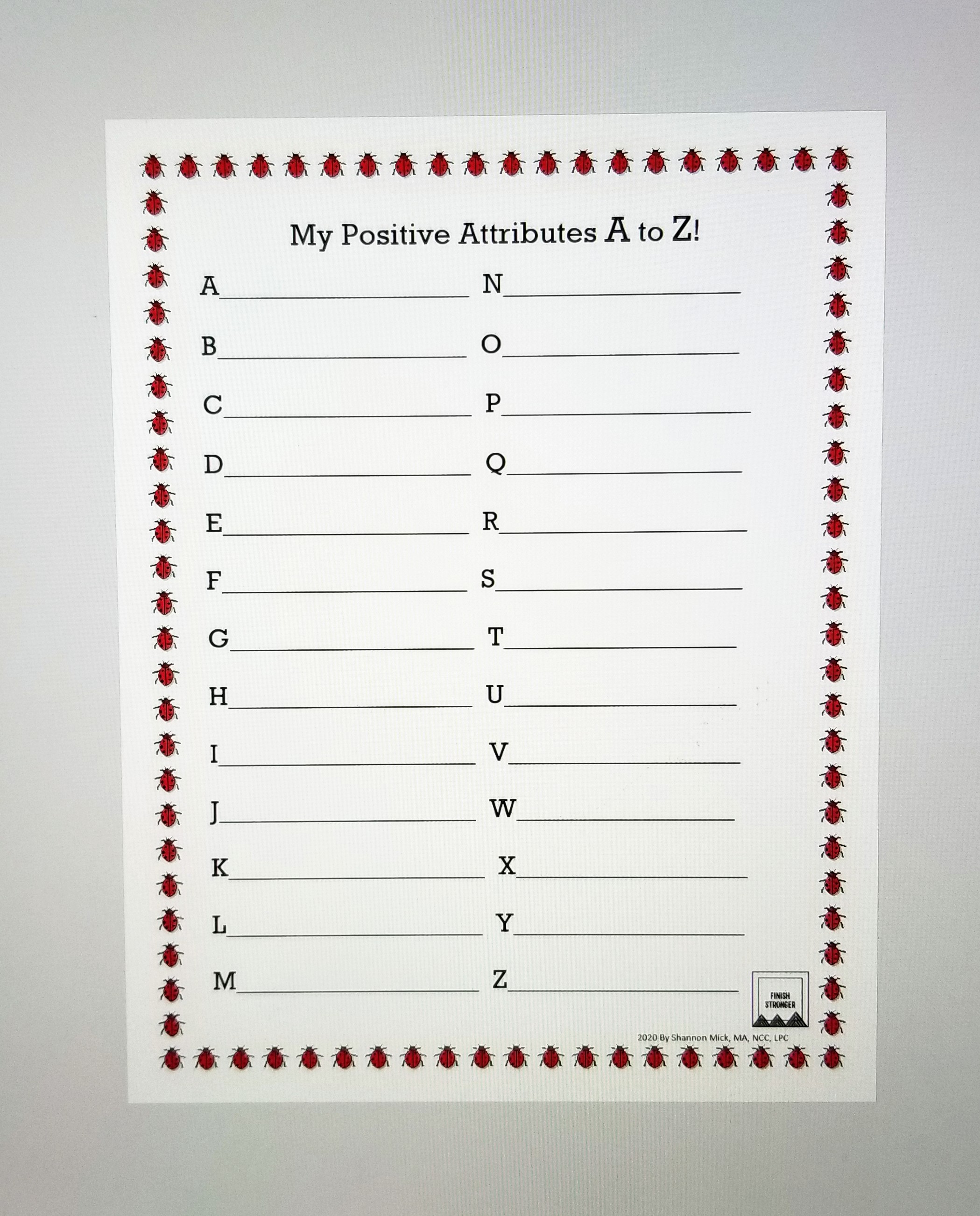 Teach Kids to Recognize Their Positive Attributes